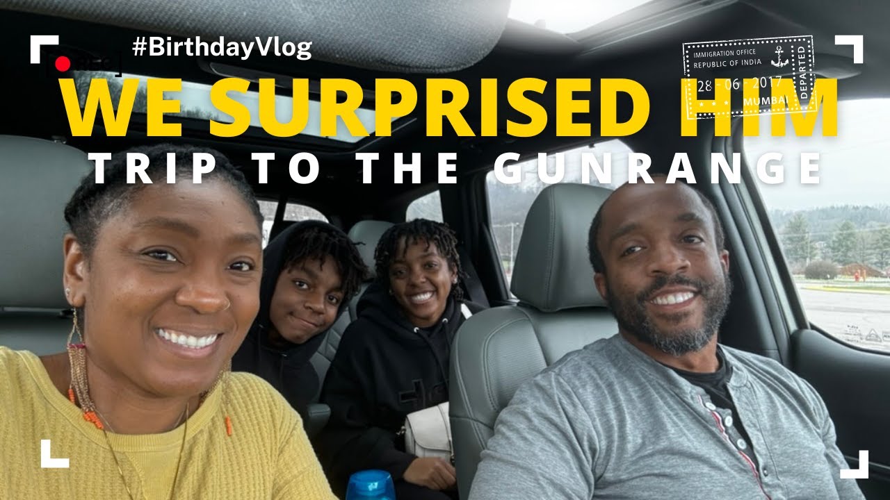 Birthday Vlog: He's 13! We Took Him to The Gun Range || Flashback Friday Vlog - YouTube
