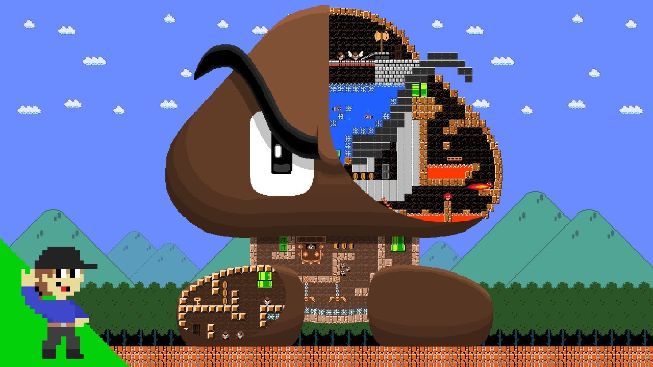 Level UP: Mario vs the Giant Goomba Maze - YouTube
