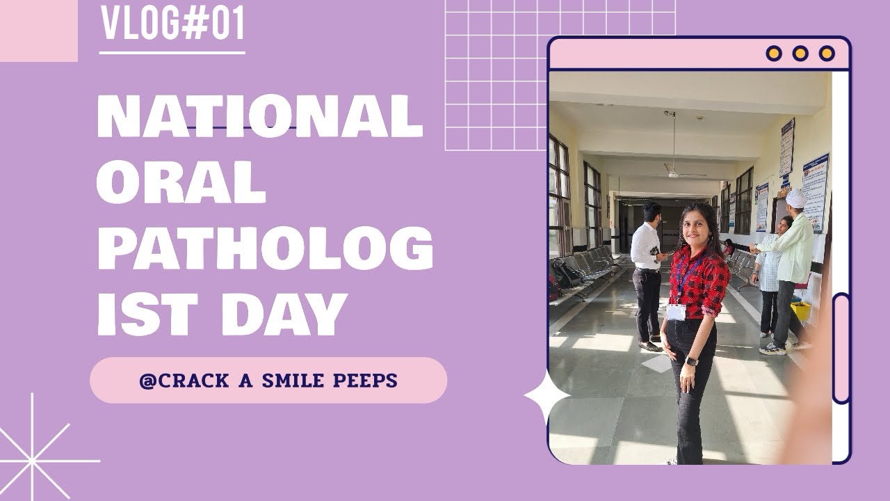 My first vlog!!!🥹 ️ National Oral Pathologist Day (25.02.23) 📍PGIDS ...