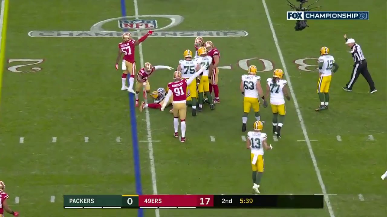 PACKERS BUTT FUMBLE - YouTube