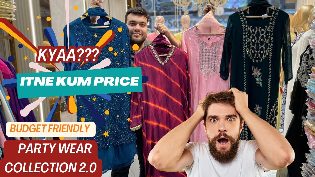 Economical party wear suits #lajpatnagar #wholesalemarket #manufacturer ...
