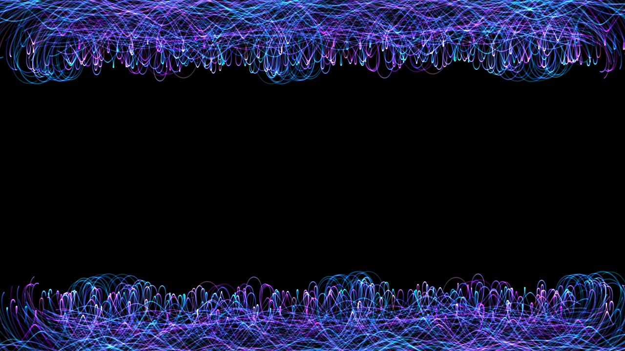 4K Fractal Waves Borders - Motion Background for Video Editors - YouTube