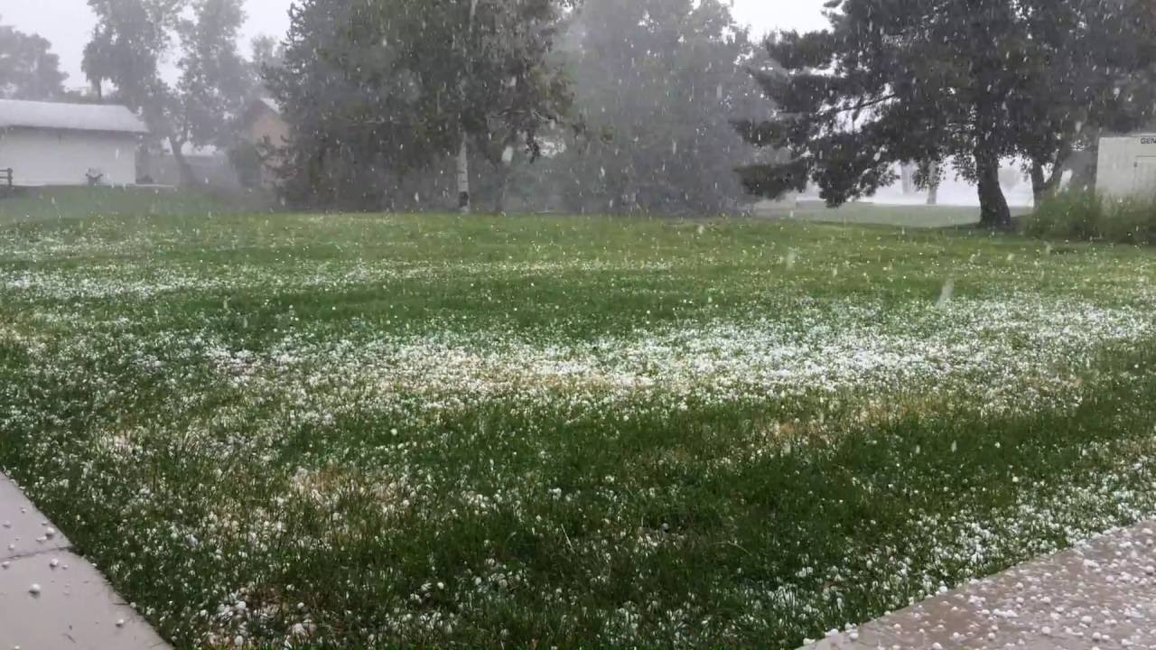 Hail storm - YouTube