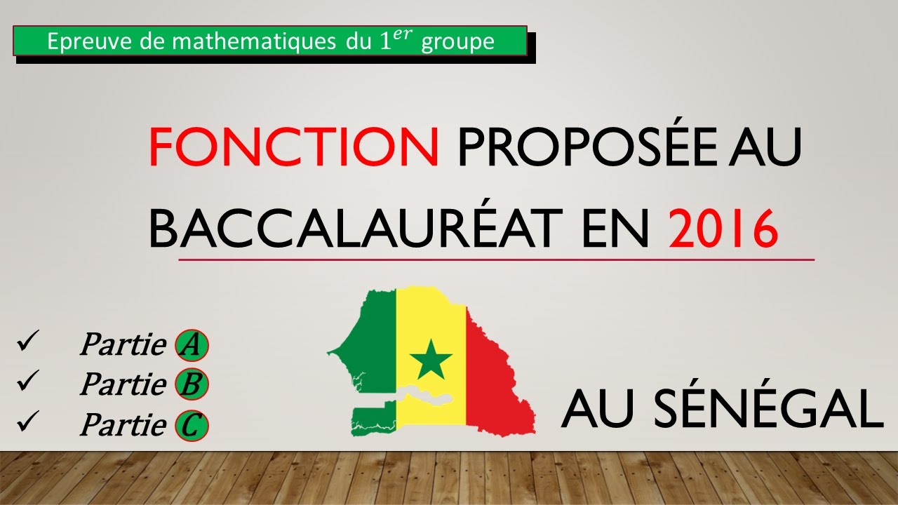 BAC 2016 SÉNÉGAL - YouTube