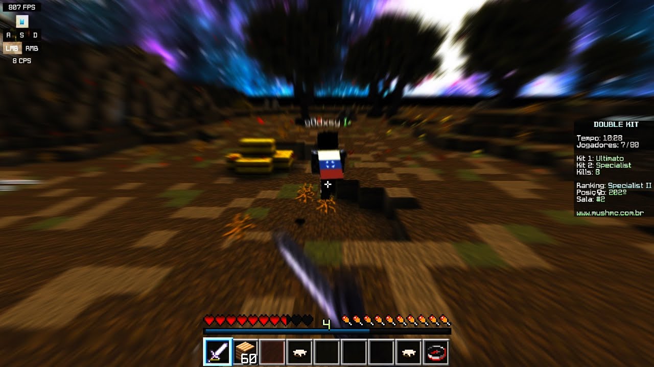 minecraft pvp, sound clicks + lo fi - HG #9 - YouTube