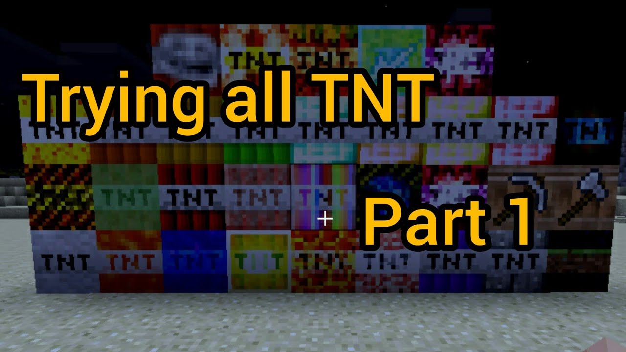 Trying all TNT in Minecraft | Part 1 - YouTube