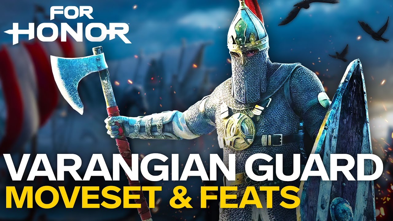 Varangian Guard Moveset & Feats | For Honor New Viking Hero Gameplay ...