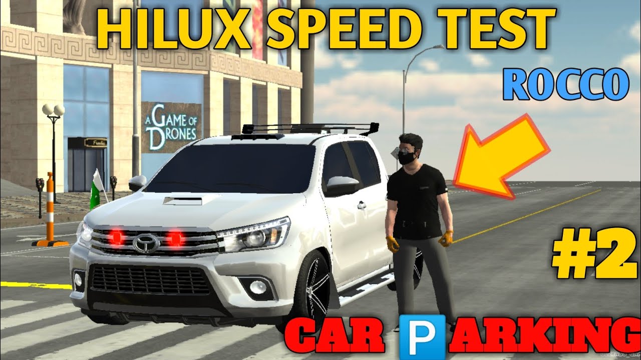 HILUX REVO SPEED TEST FOR CAR PARKING MULTIPLAYER,😎 - YouTube