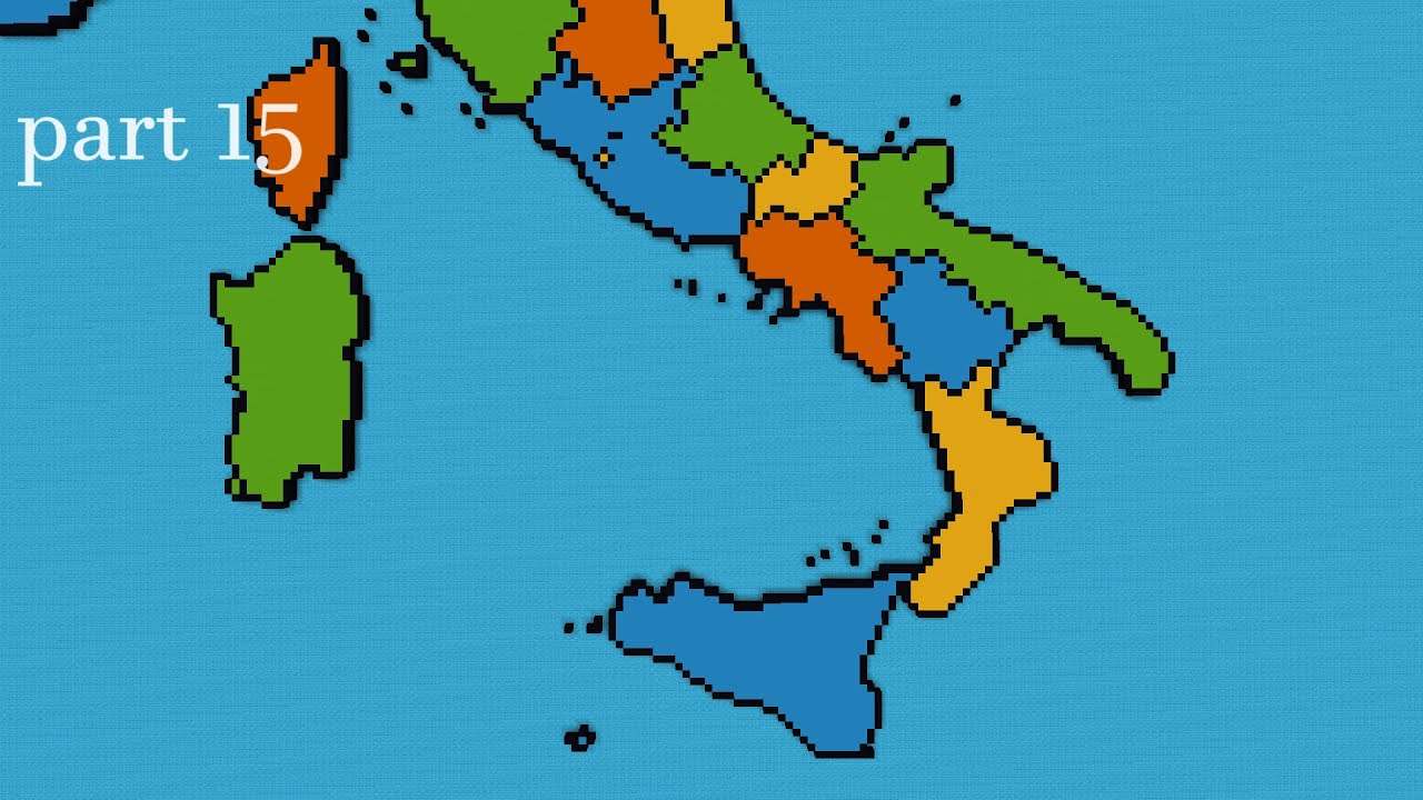 how to build world subdivision map part 15 south Italy - YouTube