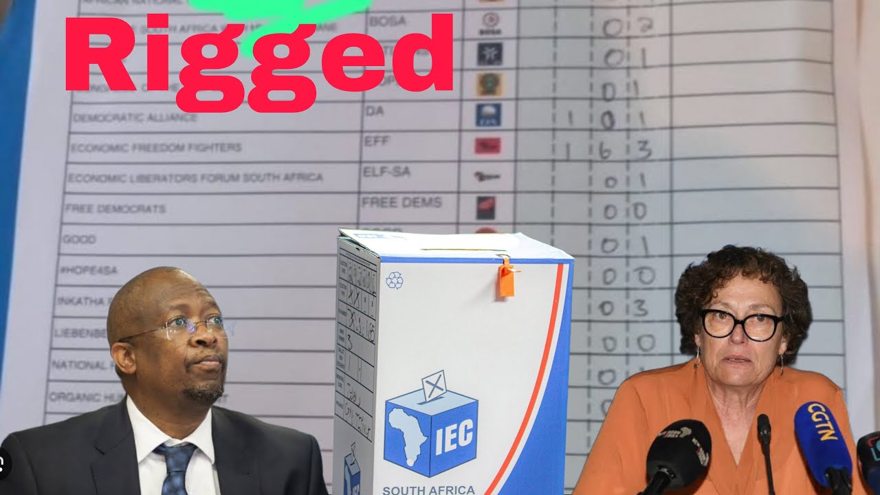 The IEC exposed for alleged Vote rigging. South Africa. - YouTube