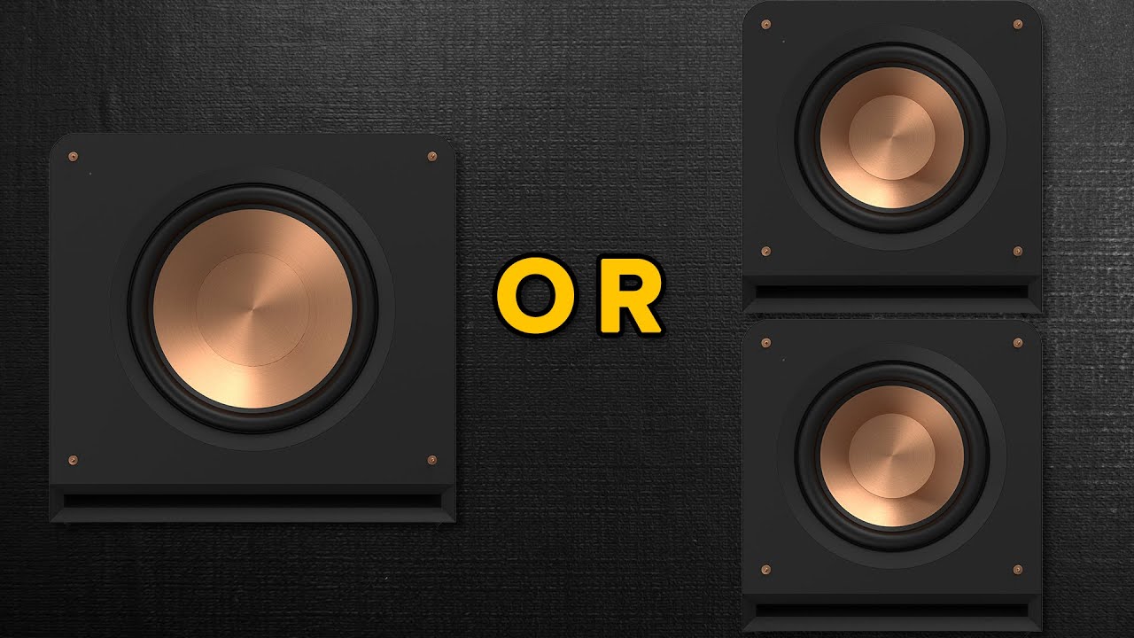 One Large or Two Small Subwoofers? Which is BEST for Home Theater ...