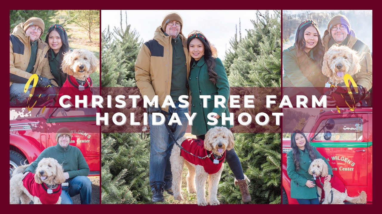 CHRISTMAS TREE FARM 🌲PHOTO SHOOT | How To Get The Best Holiday Family ...