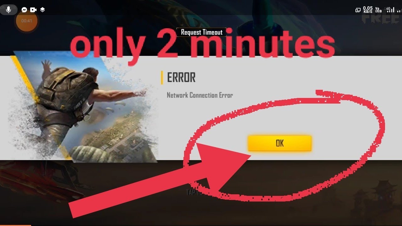 Free fire network connection error problem | how to solve network ...