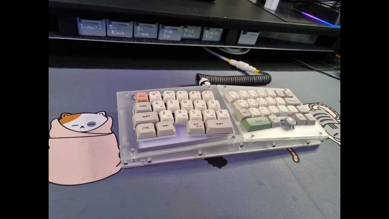 Teclado 40% ergonômico e divertido de montar - Libra Mini - YouTube