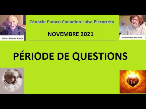 période de questions - nov. 2021 - YouTube