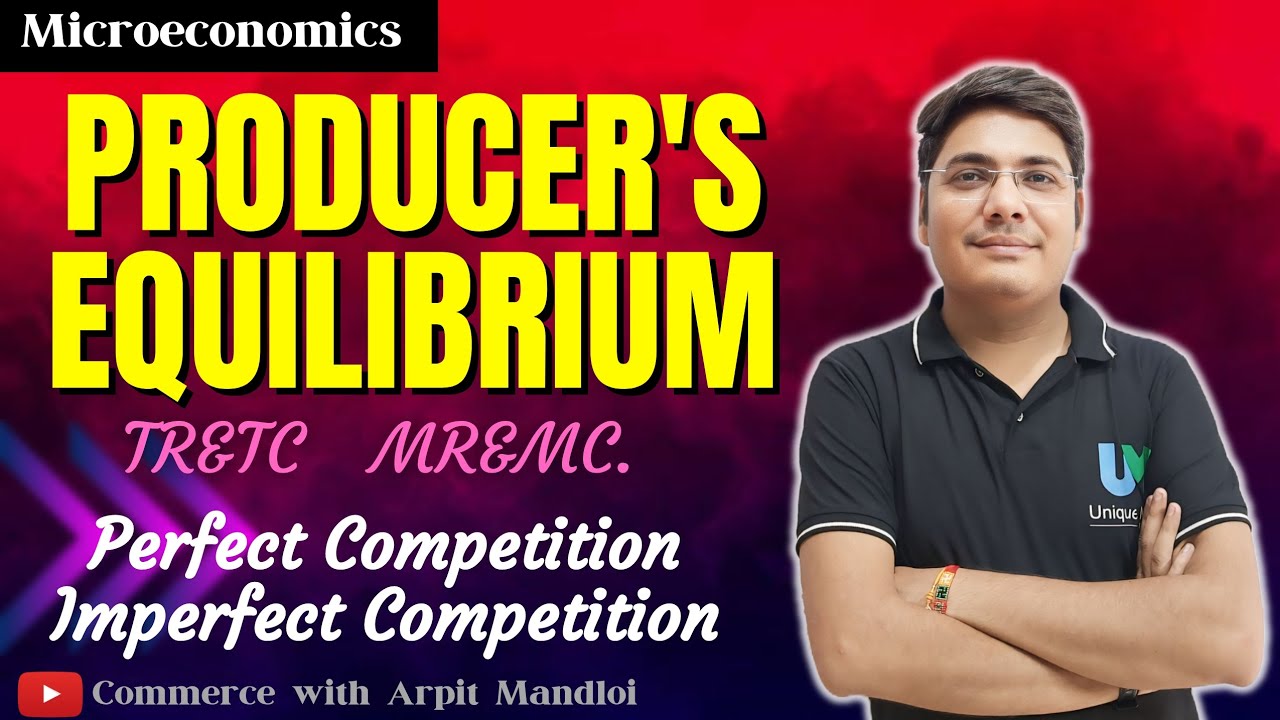 Producer's Equilibrium | Firm's Equilibrium | Firm's Equilibrium TR TC ...