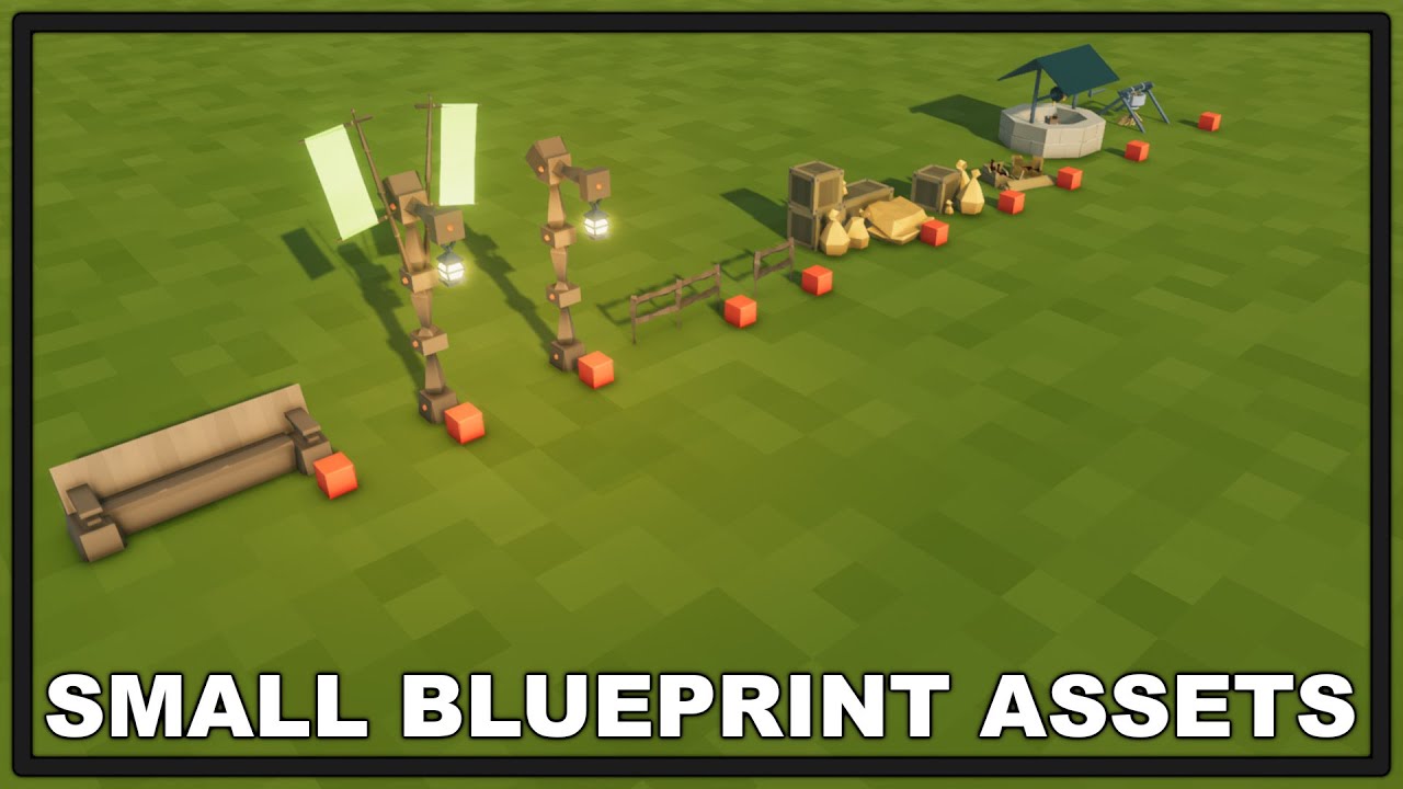 Creating small blueprint assets in the Ylands Editor - YouTube