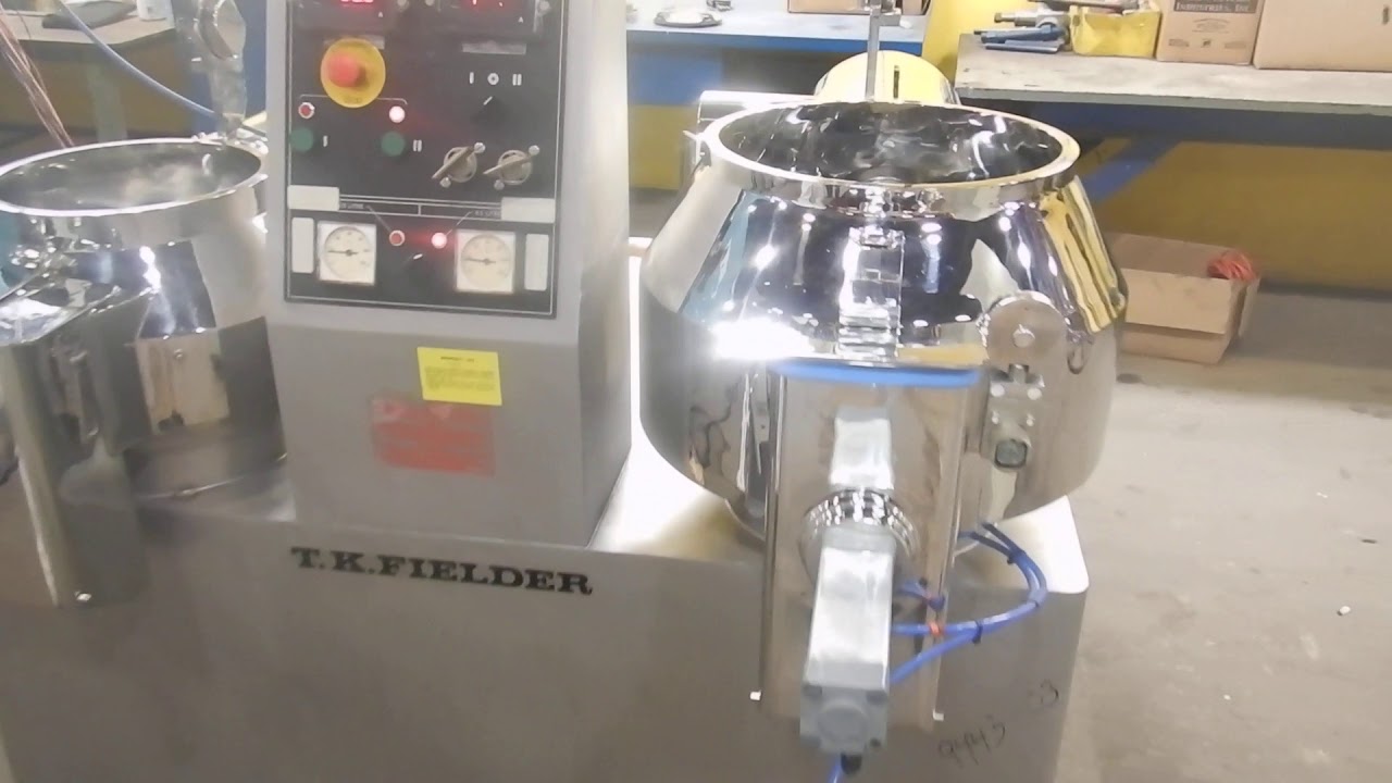 TK Fielder blender granulator. - YouTube