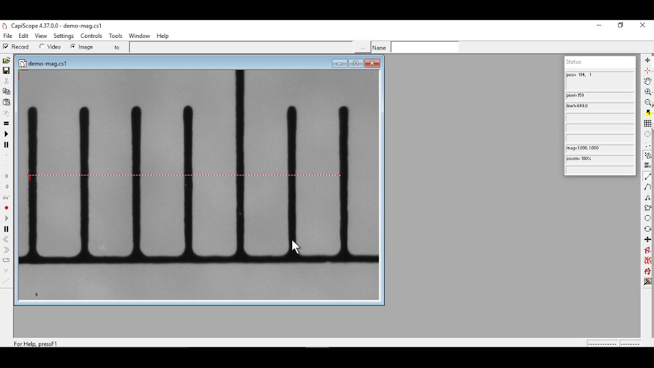 CapiScope: How to calibrate magnification - YouTube