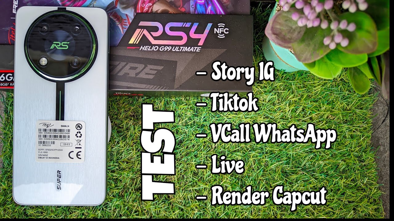 Itel RS4 Camera Test Story IG / Render Capcut / Kok nya gini amat ya ...
