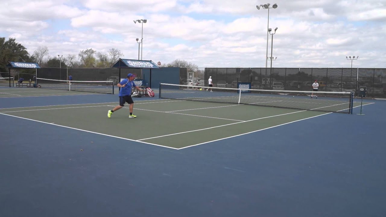 OLLU men's tennis sweeps Schreiner 9-0 in home opener - YouTube