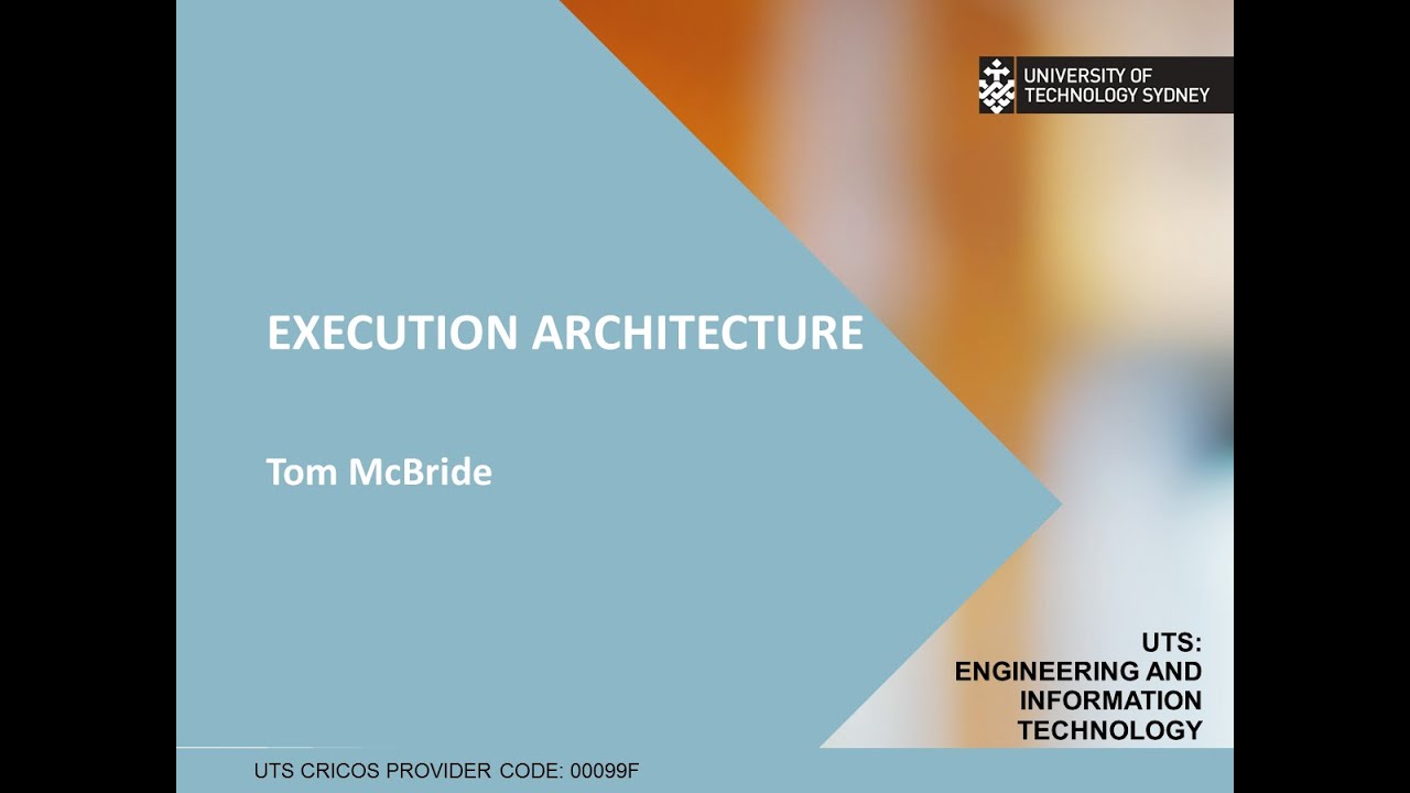 Execution architecture Introduction - YouTube