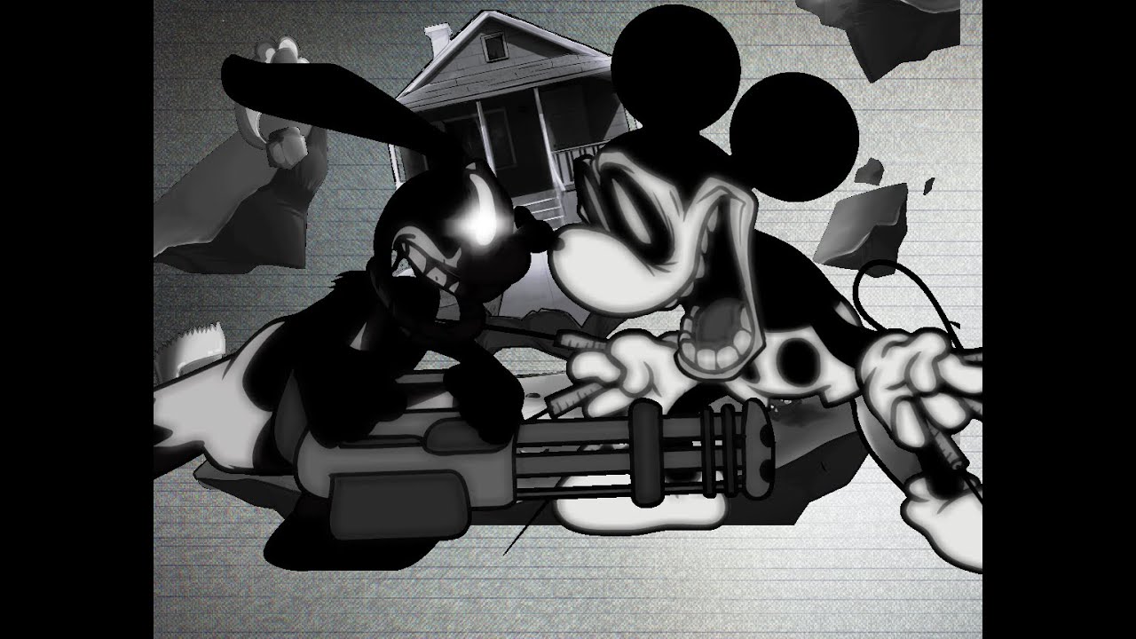 【FNF】Forgotten World but WI Oswald and WI Mickey Mouse sings it - YouTube