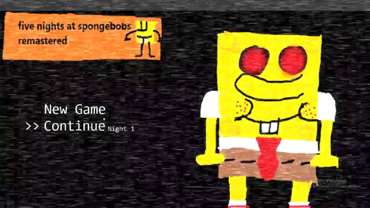 five nights at spongebobs remastered: sneak peak - YouTube