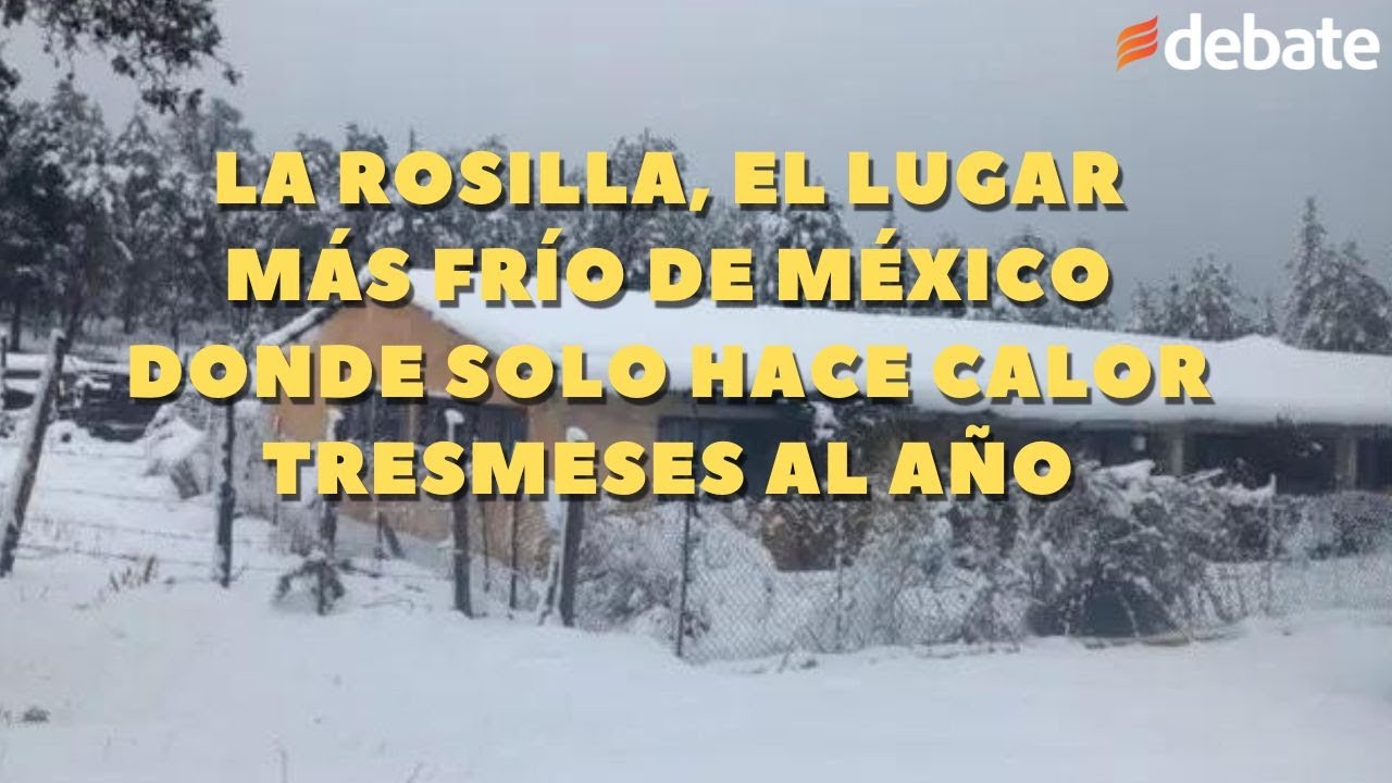 La Rosilla, el lugar MÁS FRÍO de México donde solo hace calor tres ...