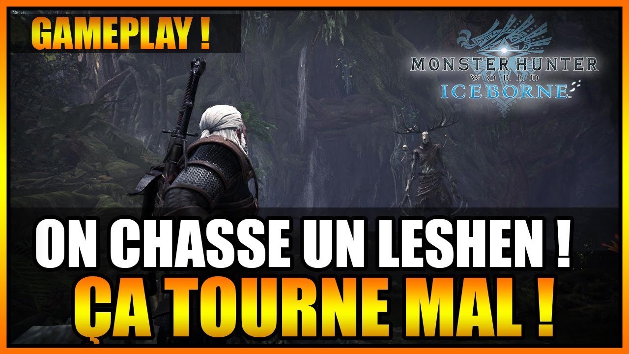 GAMEPLAY - JE CHASSE UN VIEUX LESHEN AVEC UN EXPERT À L'ARC😅 - MH WORLD ...