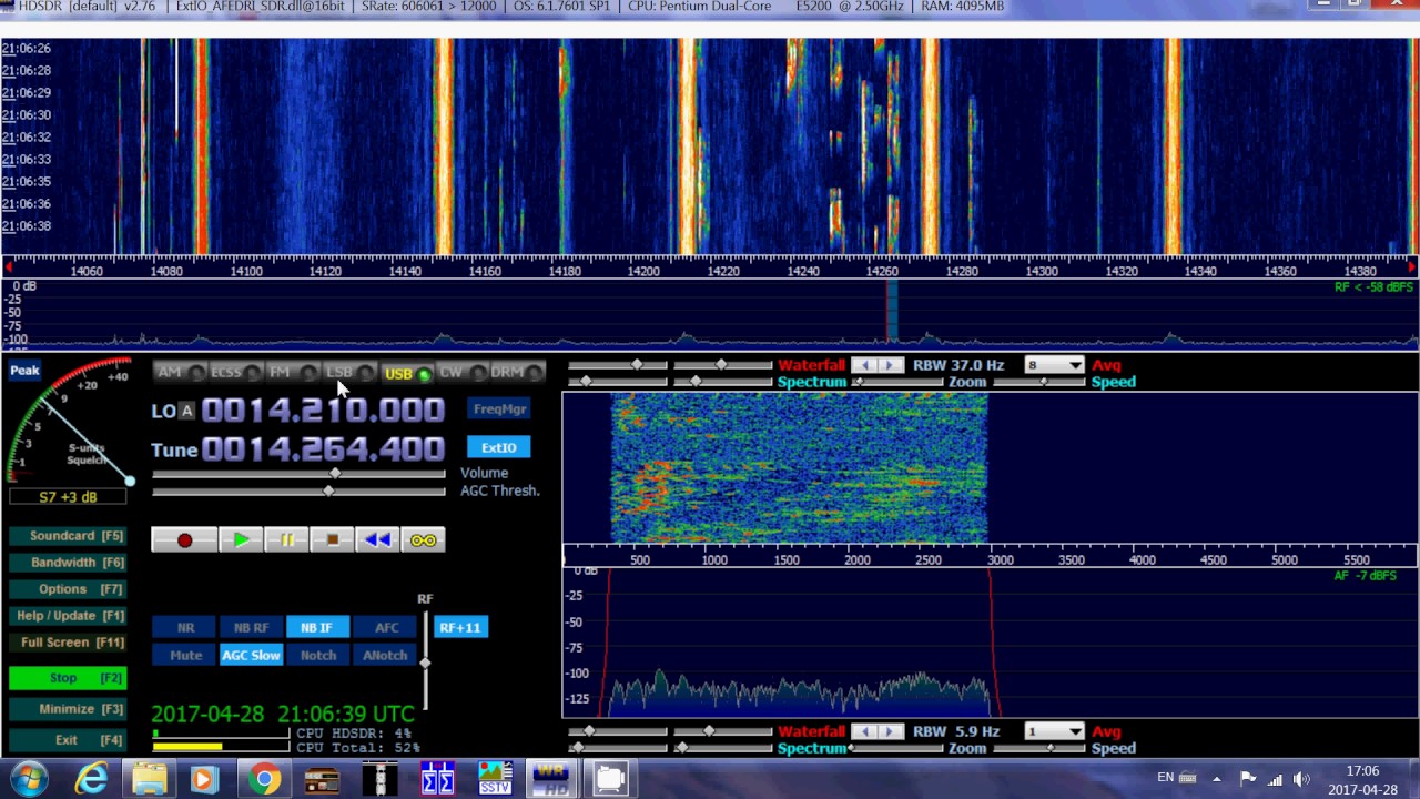 EA5BYP Spain Amateur radio station on Shortwave 20 meters with Afedri ...