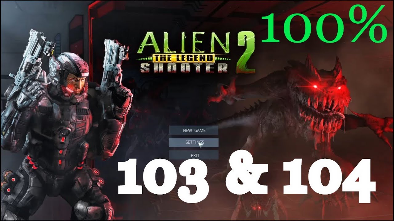 Alien Shooter 2 The Legend - Mission 103 & 104 Complete - YouTube
