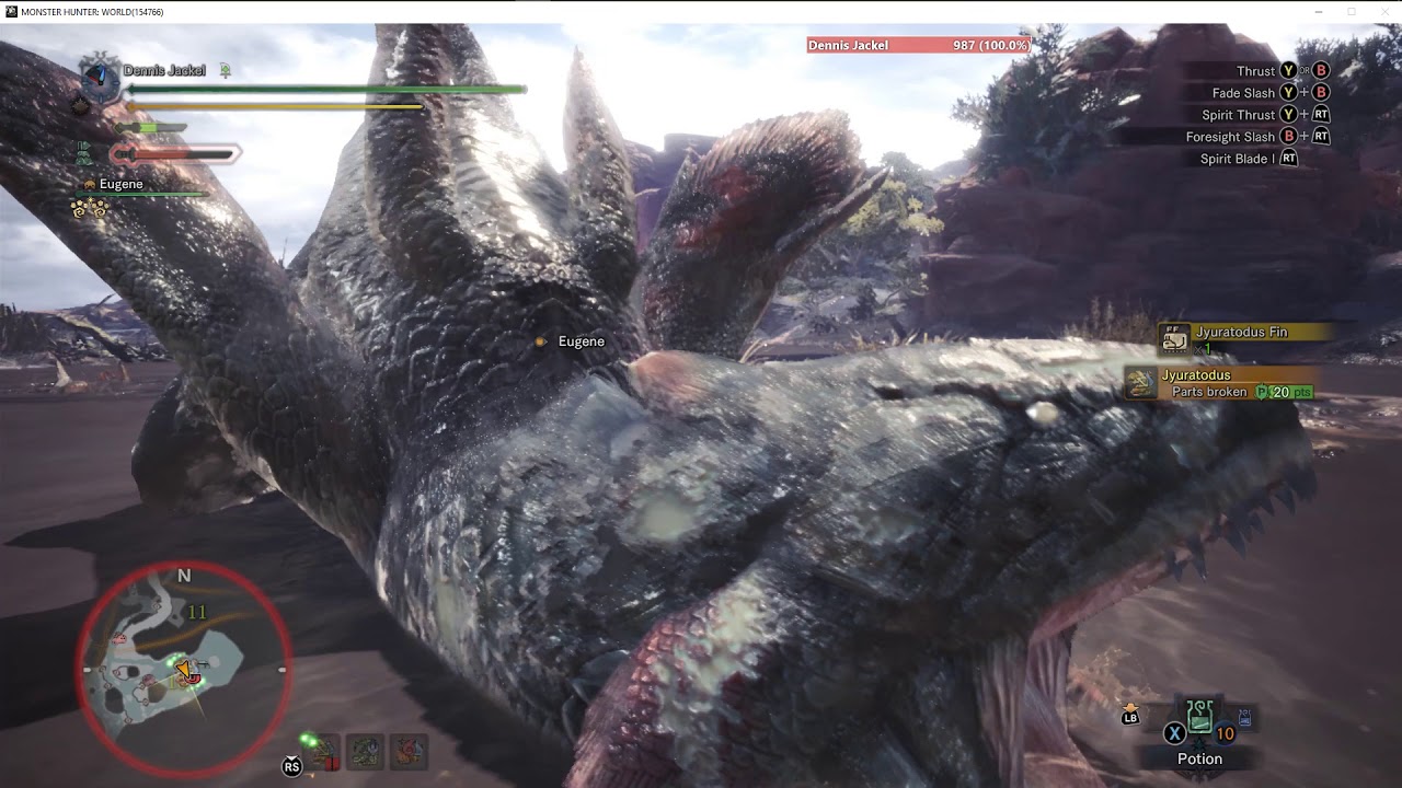 MHW: Large fish (Jyura) - YouTube