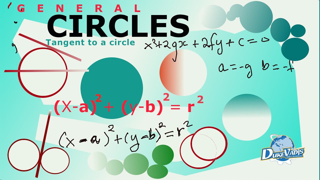 HOW TO UNDERSTAND GENERAL CIRCLES : KNOWLEDGE APPLICATION V9 - YouTube