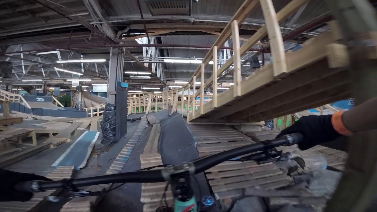 Rays MTB indoor bike park - Fail compilation. - YouTube