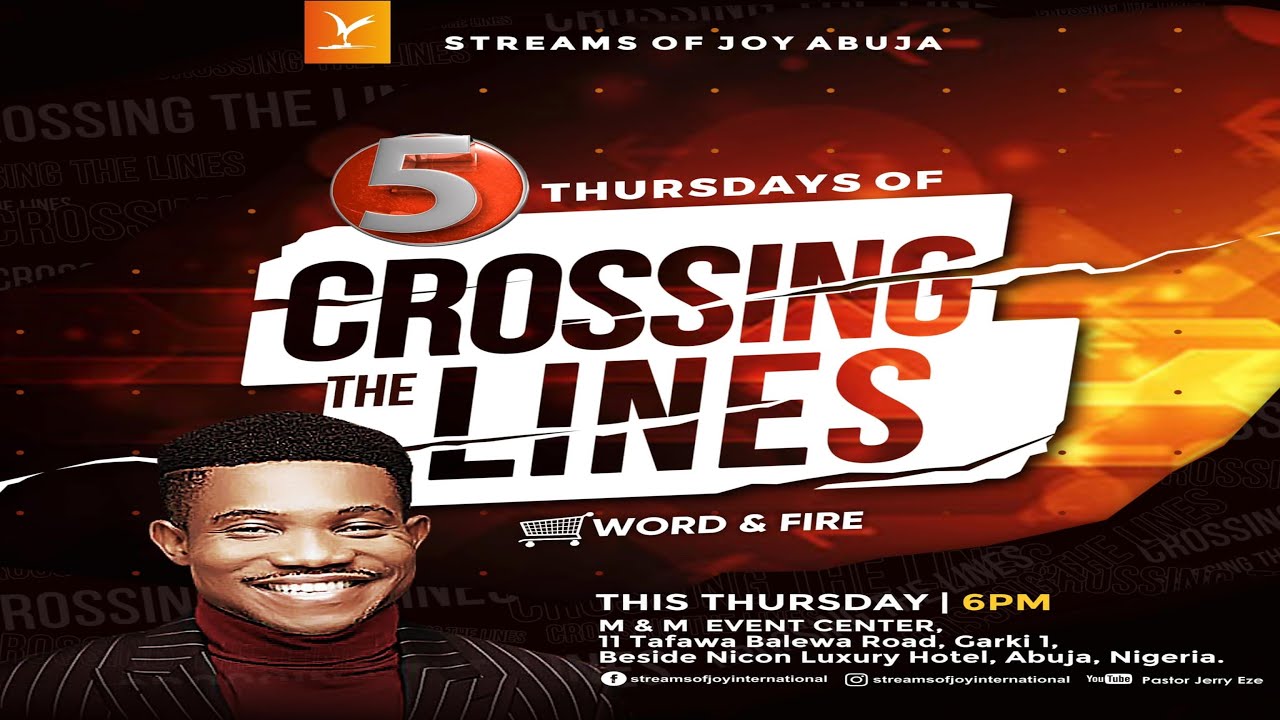 5 THURSDAYS OF CROSSING THE LINE || WORD & FIRE SERVICE || 1ST ...