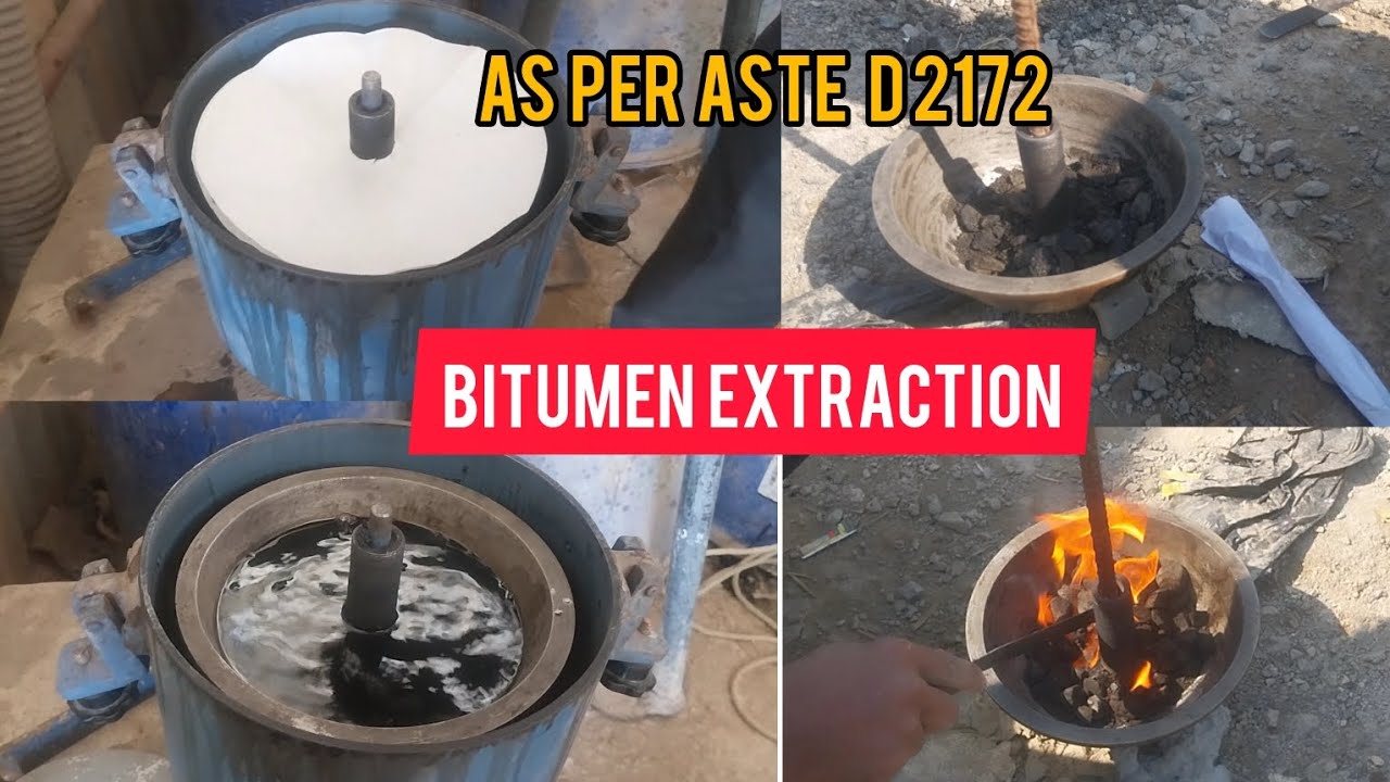 Bitumen Extraction Testing Binder content #civilengineering # ...