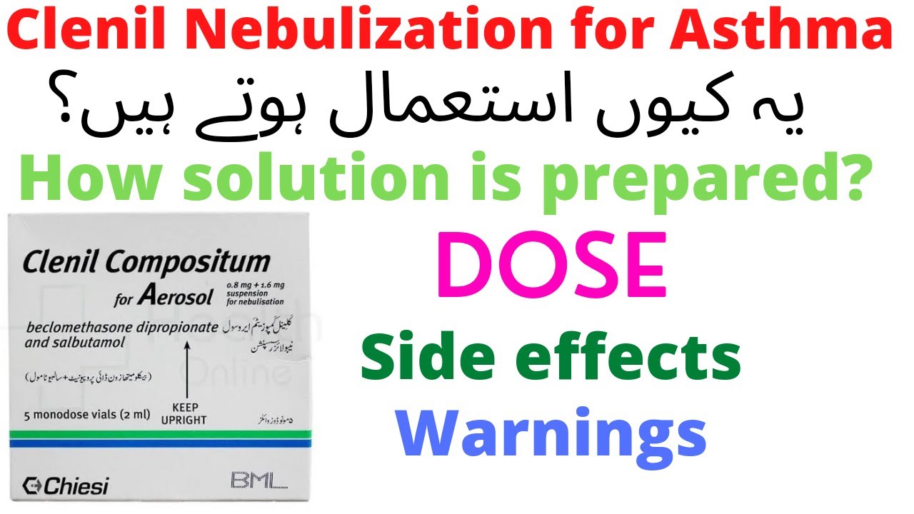 Clenil (Beclomethasone Dipropionate) Nebulization For Asthma l USES l ...
