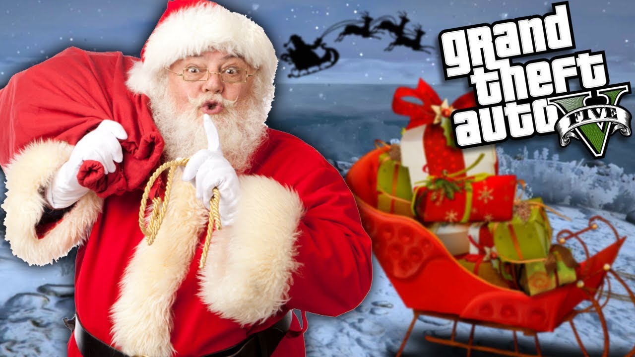 GTA 5 Mods - SANTA CLAUS CHRISTMAS MOD w/ SLEIGH (GTA 5 PC Mods ...