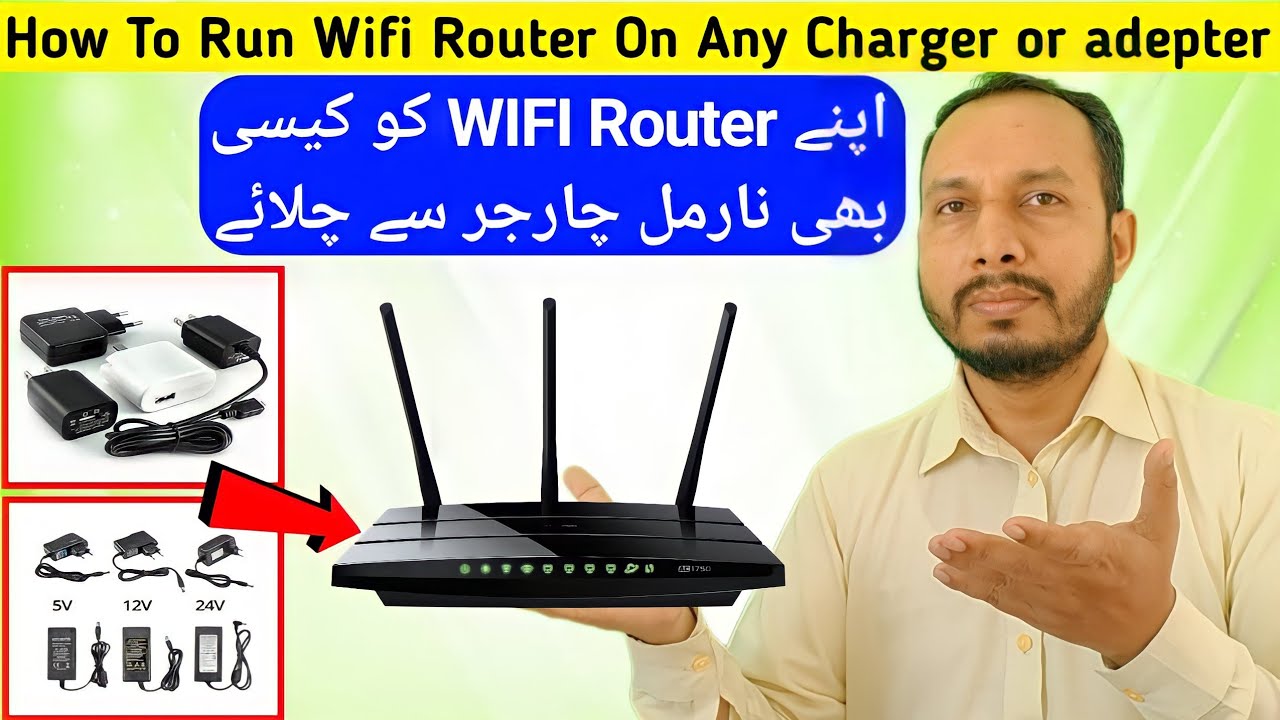 How to make Wifi Router Adapter | How to run wifi router on 5v charger ...