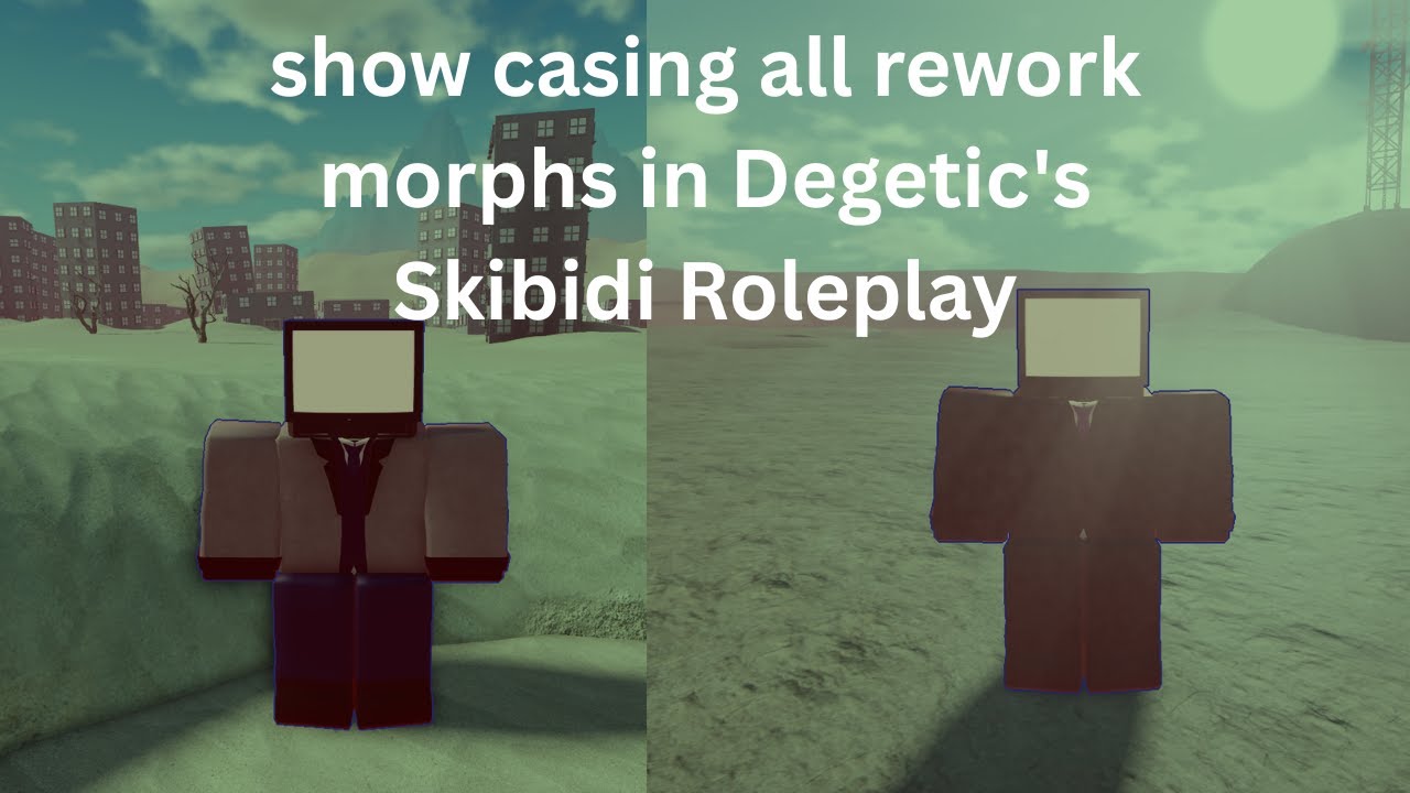 howcasing all rework morphs in Degetic's Skibidi Roleplay - YouTube