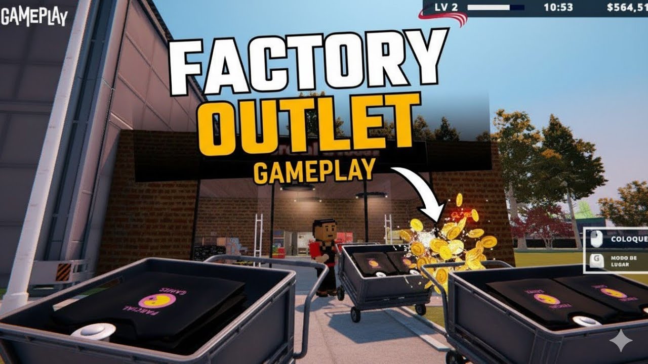 CONTINUANDO O GAME FACTORY OUTLET SIMULATOR PROLOGUE - YouTube