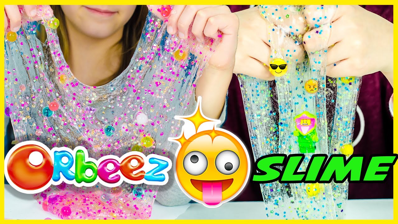 ORBEEZ SLIME PINTEREST DIY! EMOJI SLIME! HOW TO MAKE BORAX SLIME - YouTube