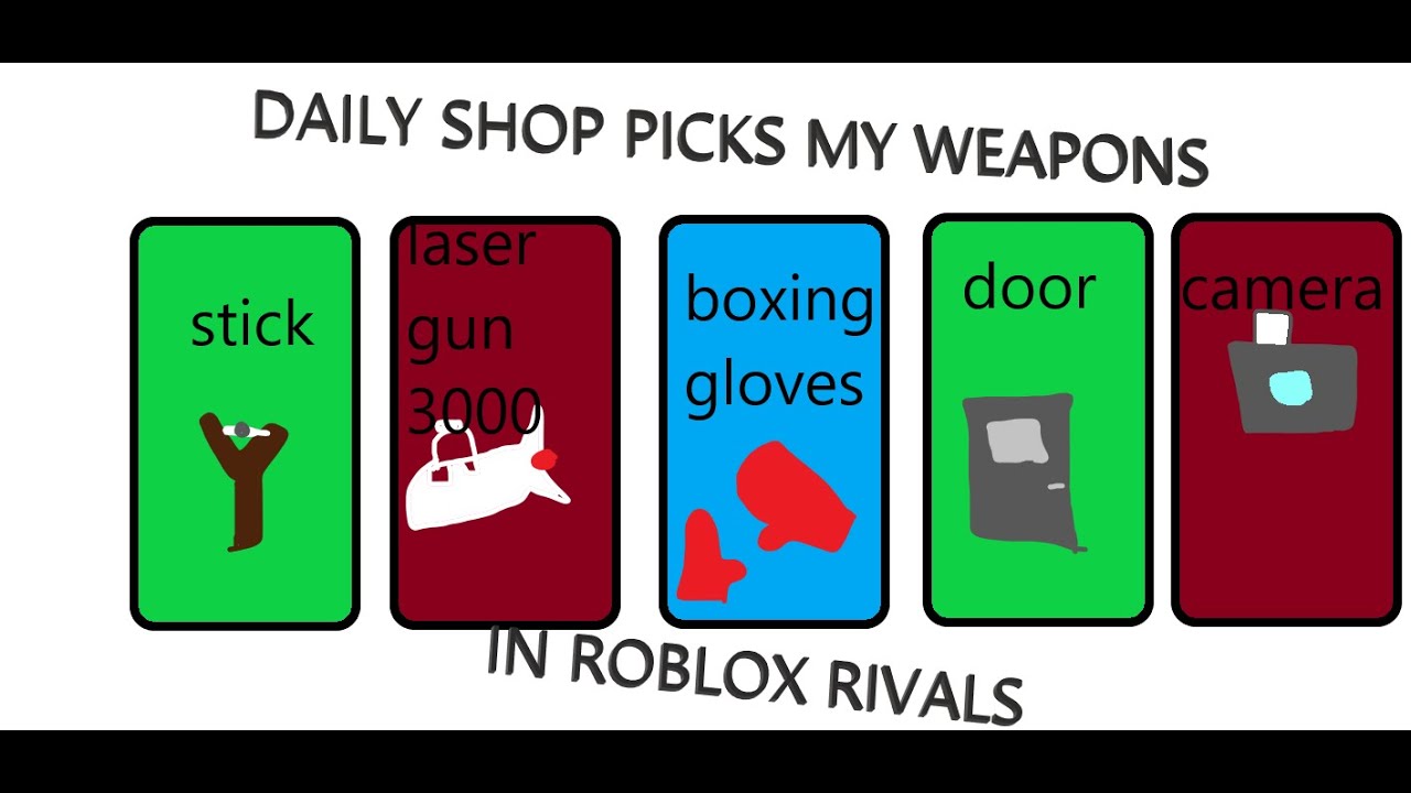 Roblox Rivals but the daily shop picks my weapons - YouTube