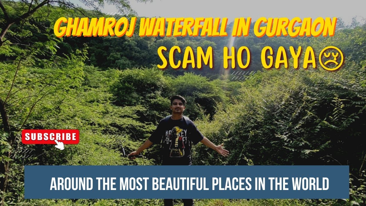 Gurgaon Waterfall..(Hidden place )#vlog #travelvlog #viralvideo - YouTube