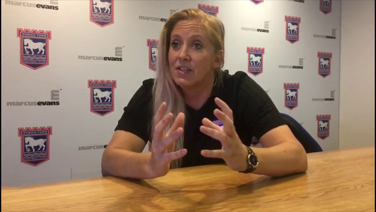 Carla Dickinson's First Ipswich Town Interview - YouTube