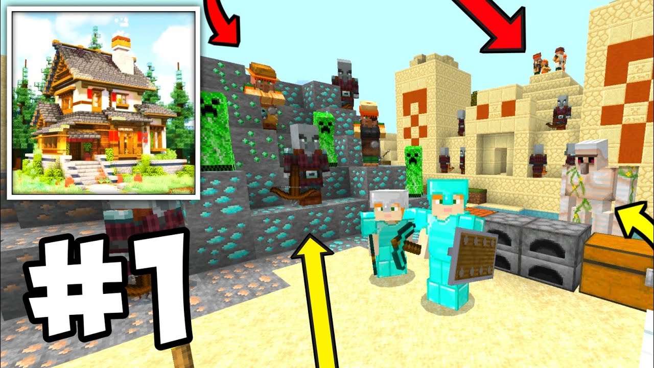 New Block Crazy Multiplayer Survival Walkthrough Gameplay Part 1 ...