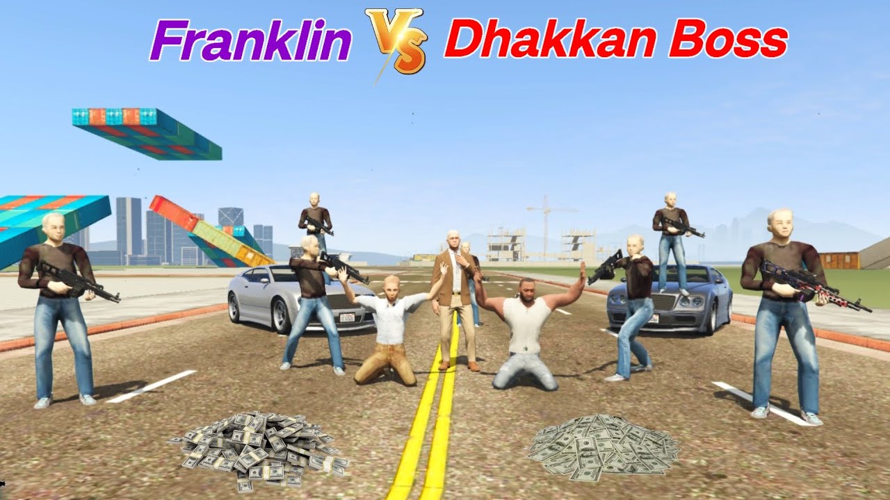 Franklin Vs Dhakkan Boss Me Takkar 🥱 In Indian Bikes Driving 3D 🥰 New ...