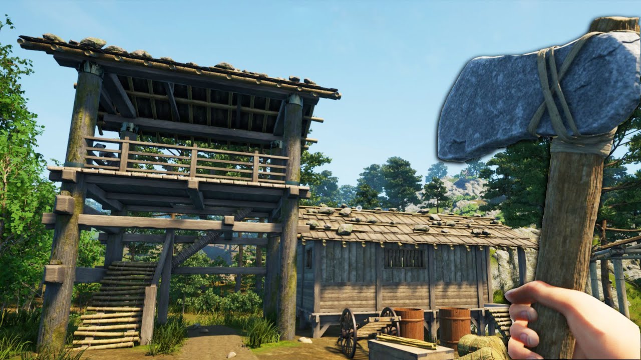 CO-OP SAMURAI LIFE SIMULATOR Building Open-World Survival Village in ...