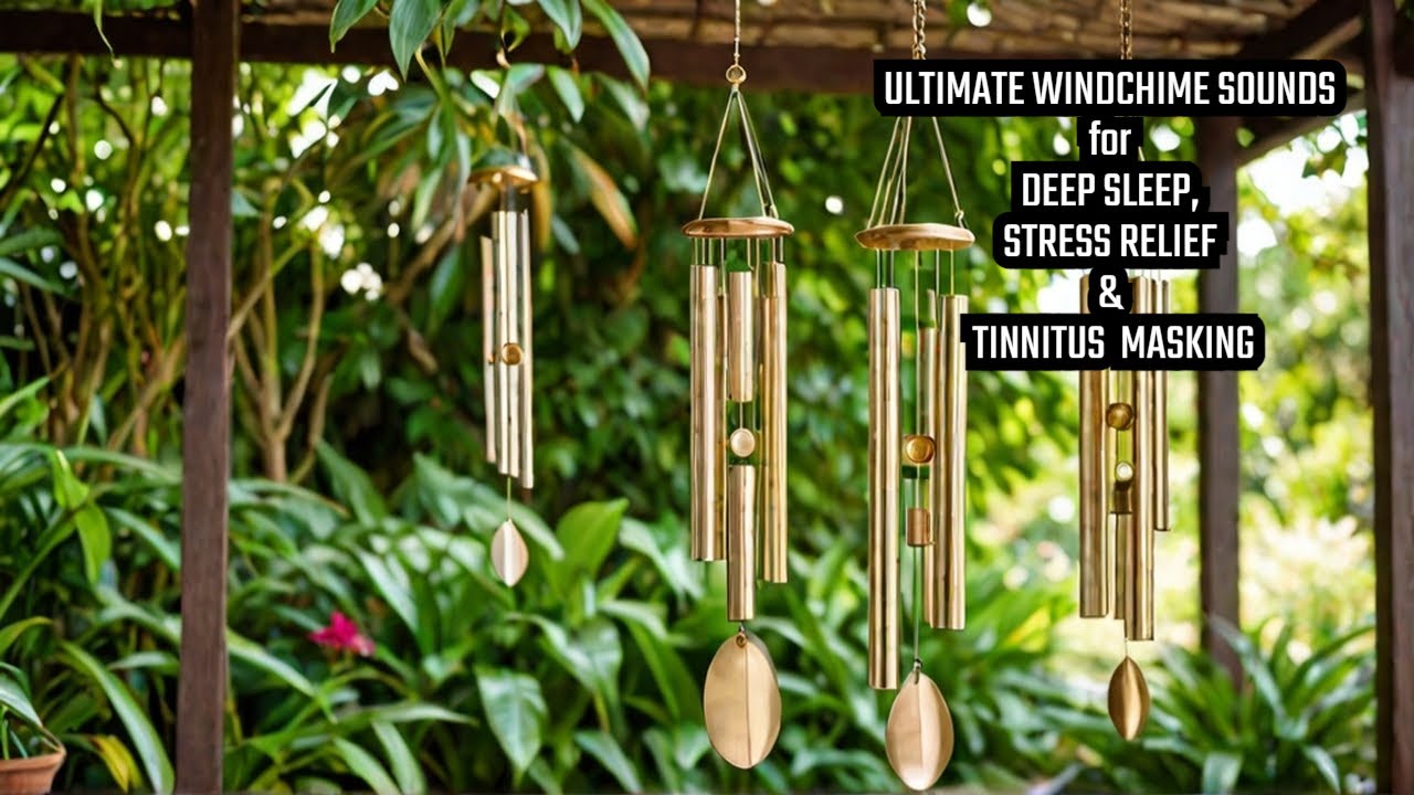 Ultimate Windchime Sounds with Wind Blowing for Deep Sleep, Stress ...